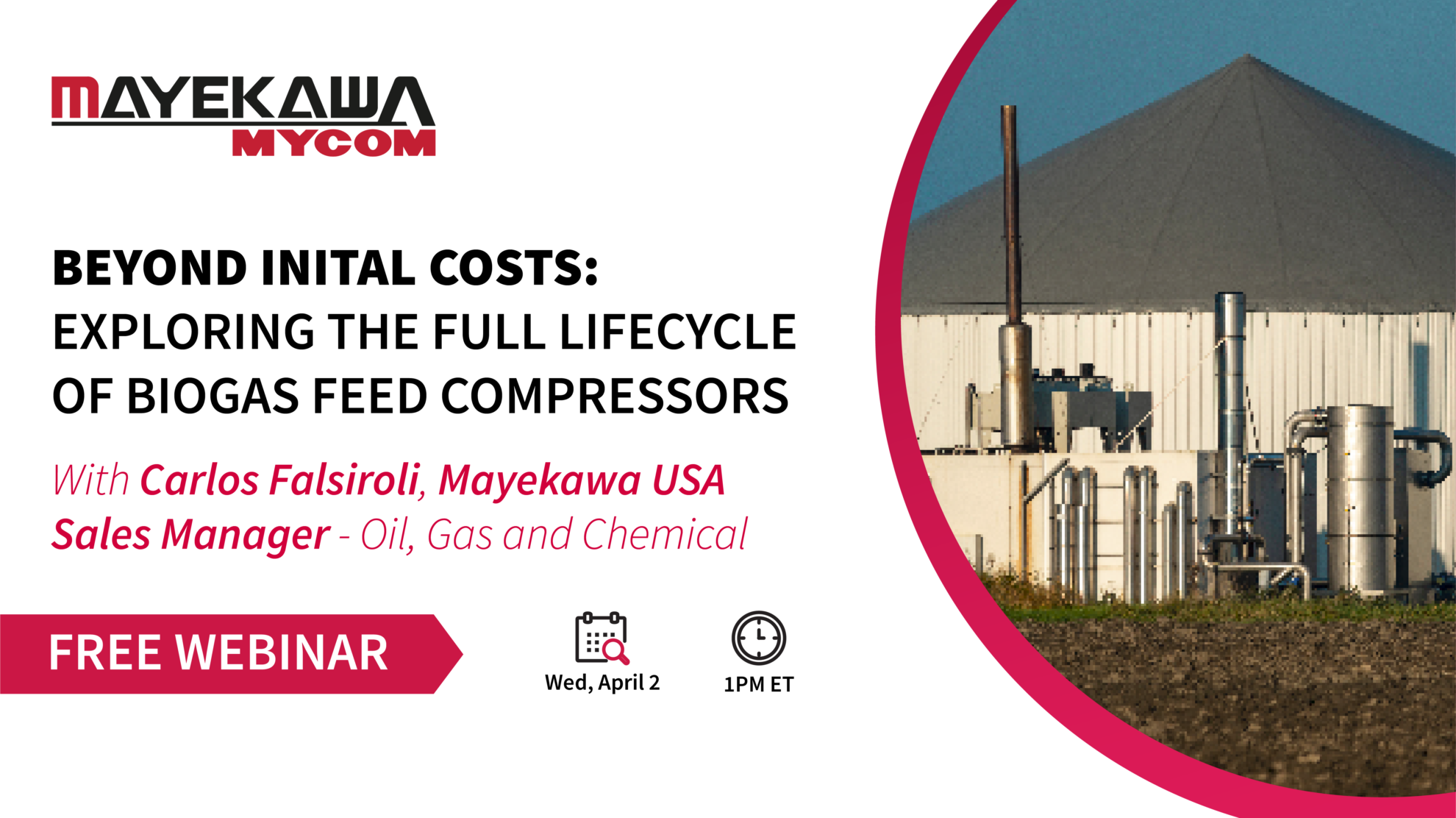 Value of Biogas West 2025 - USA and Canada | MAYEKAWA Americas